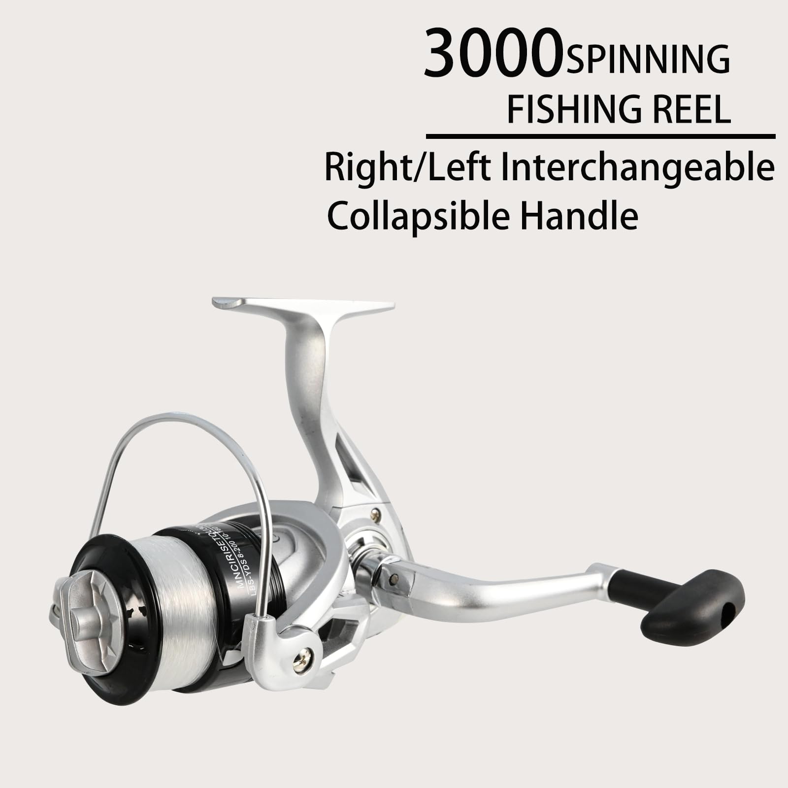 NICHOLAS KLEIN Fishing Pole Combo 6. Telescopic Rods Set Collapsible Carbon Fiber Spinning Reel ...