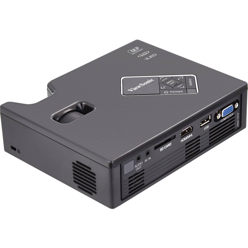 Best Buy: ViewSonic WXGA DLP Projector Black PLED-W800