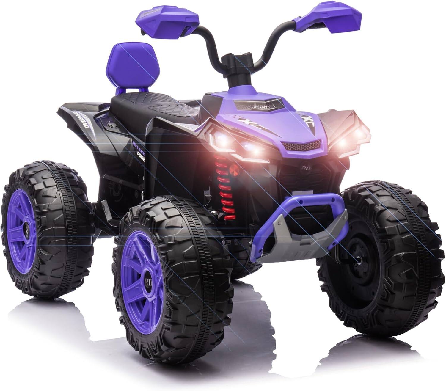 Electric Acekool - 24V 2-Seater Kids Ride On ATV Car, 4 Wheeler Off ...