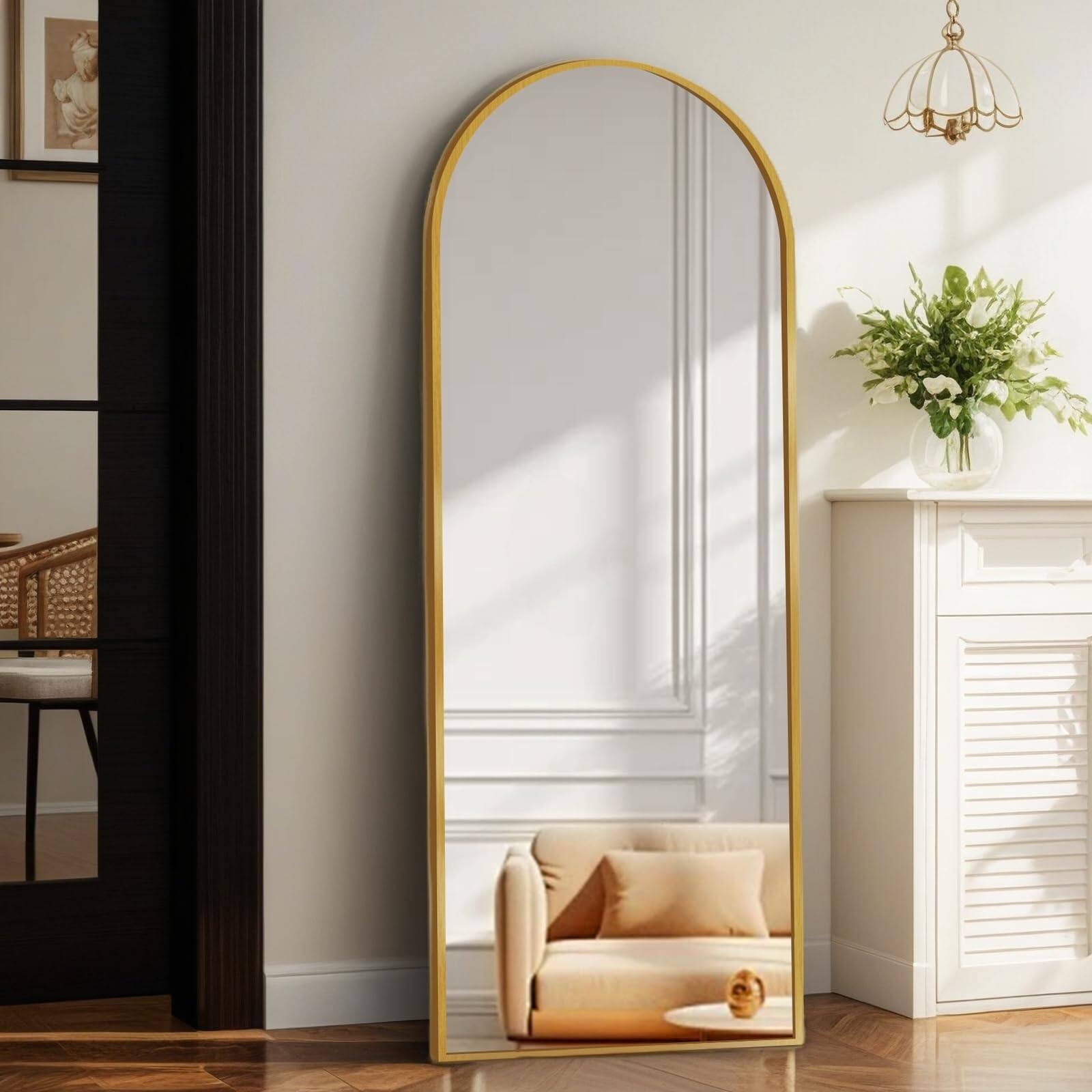 ThinkLink Electronic 56"x18" Full Length Mirror With Stand Shatterproof ...