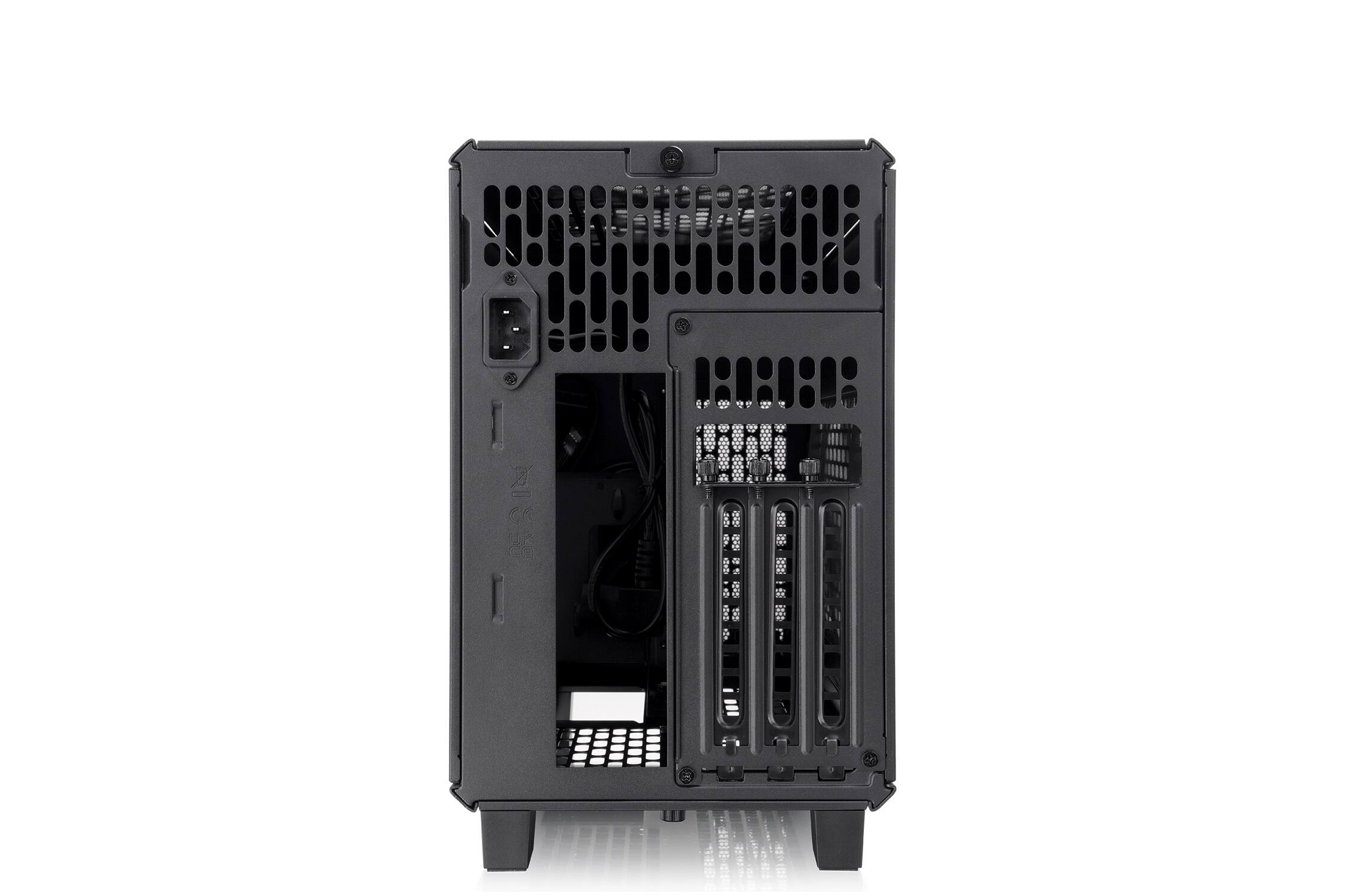 Thermaltake TR100 SFF mITX Mini Tower PC Case with PCIe 4.0 Riser Cable ...
