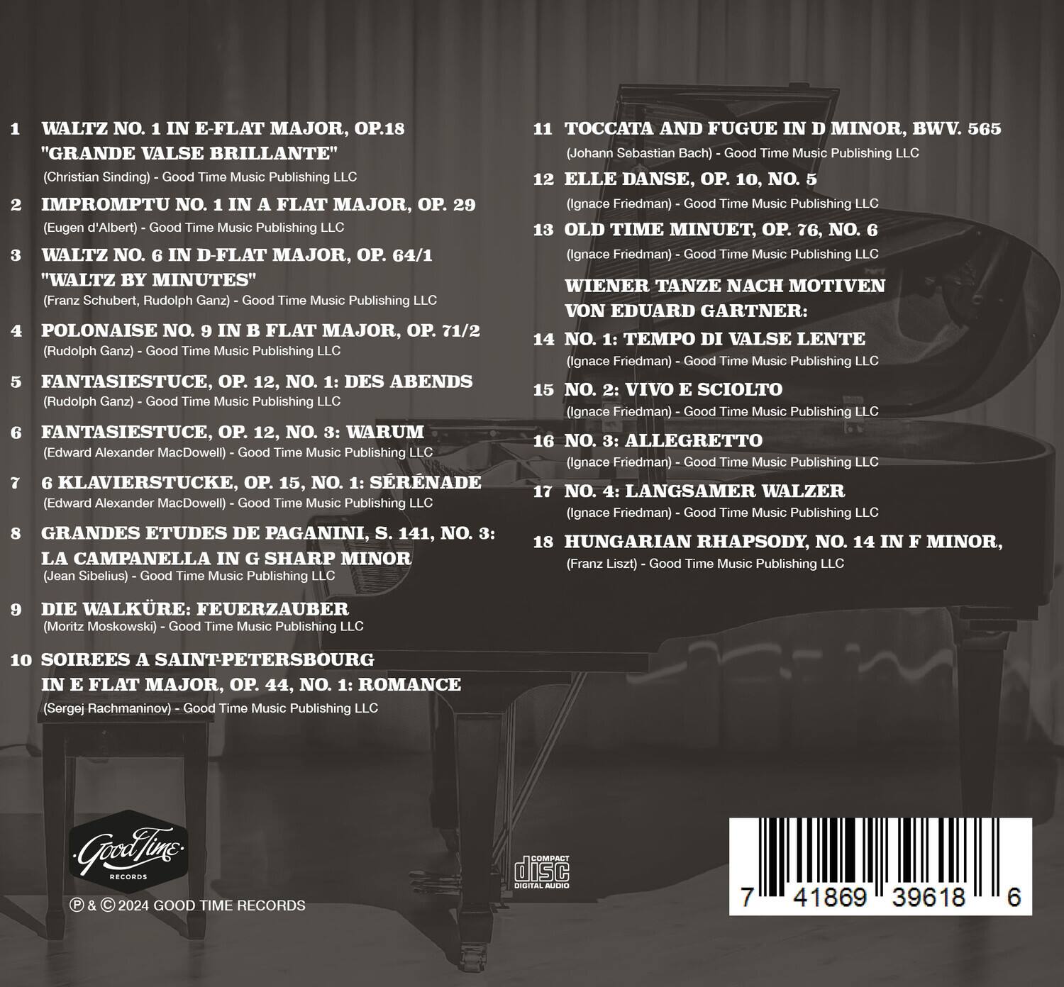 Ignace Friedman The Condon Collection: Masters of The Piano Roll ...