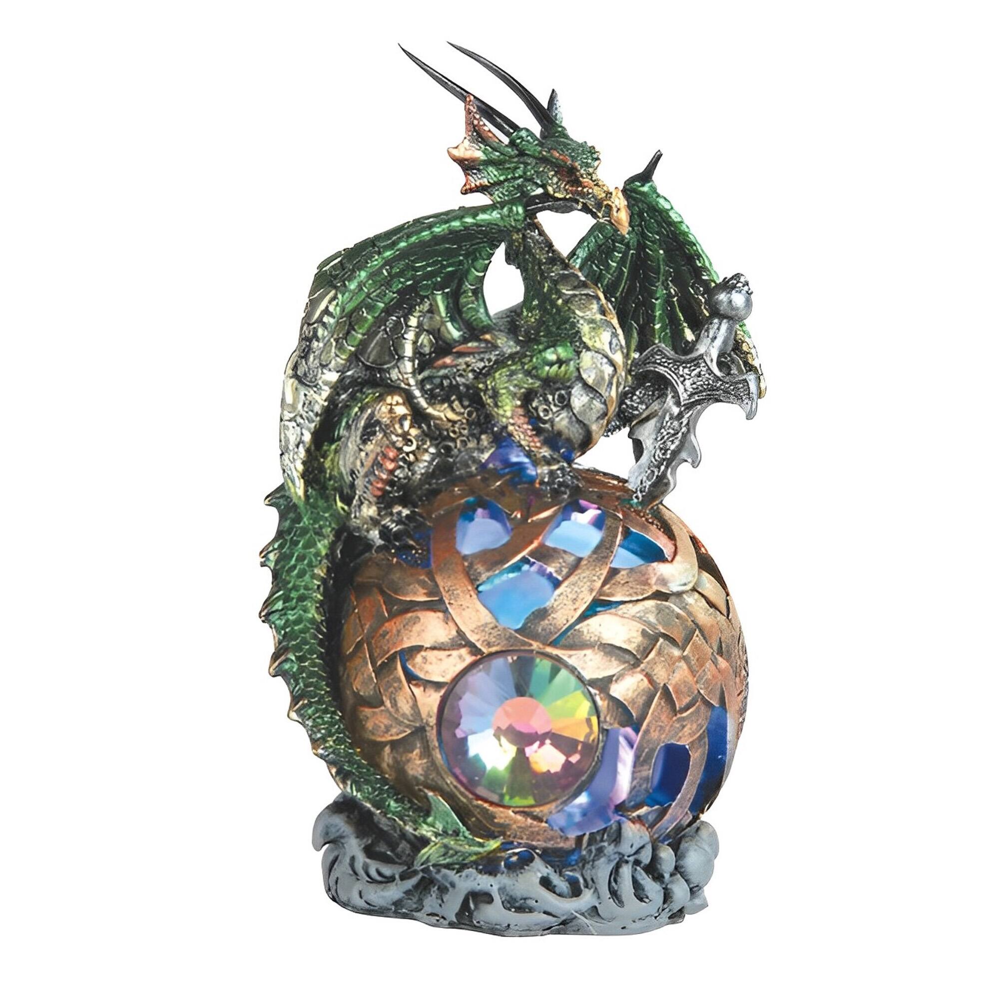 FC Design 6"H Dragon On Light Up LED Orb Figurine Statue s Office ...