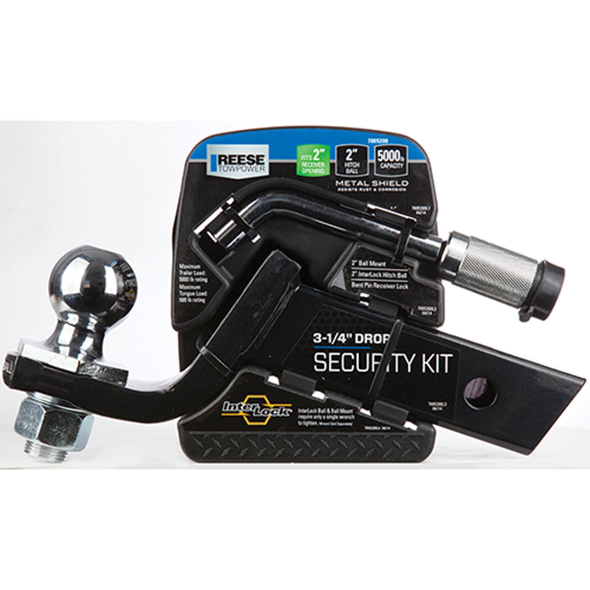 Reese Towpower Reese Interlock Trailer Hitch Ball Mount Security Kit ...