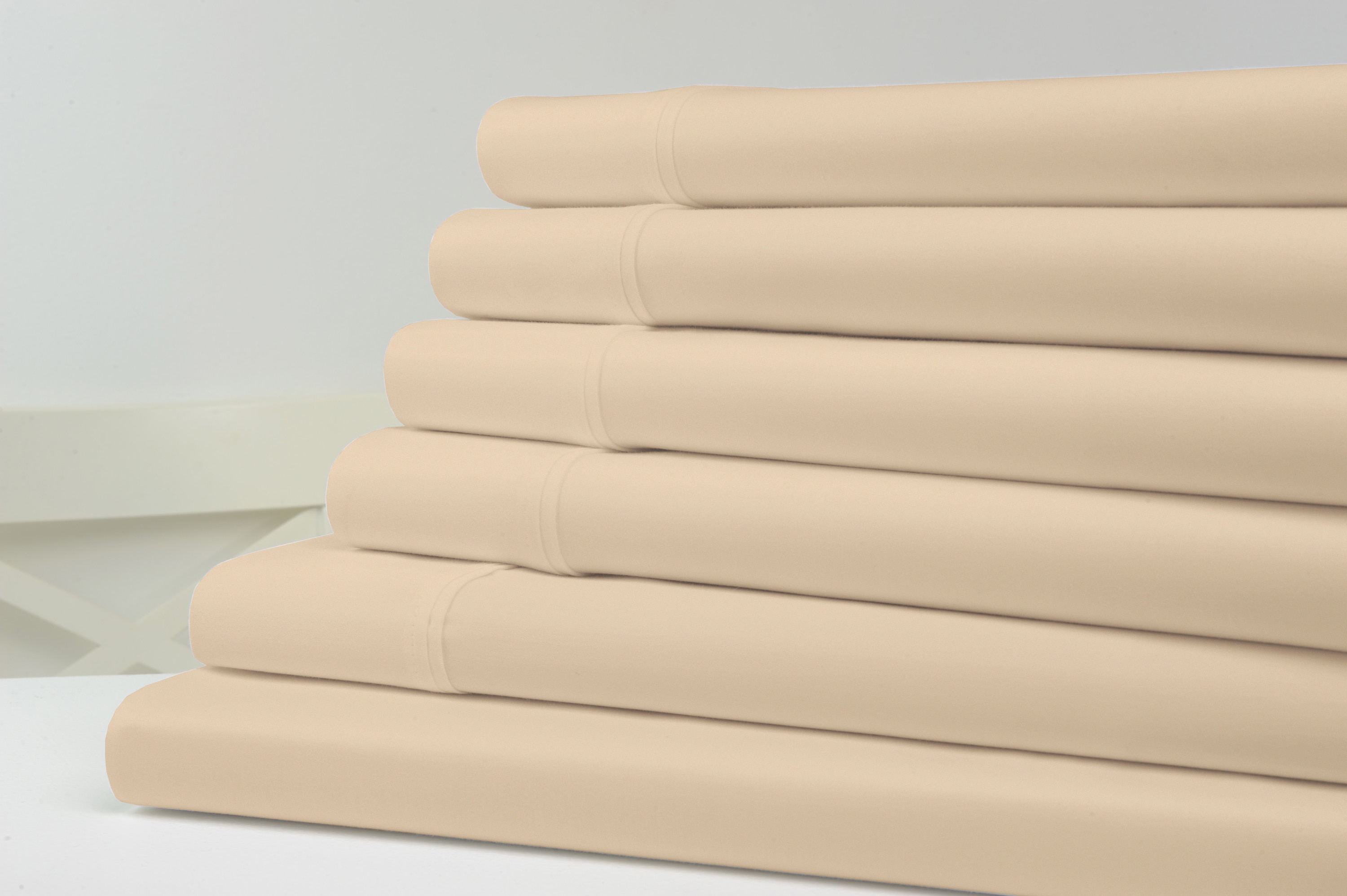 Kathy Ireland - 1200 Thread Count 6 Piece Cotton Rich Sheet Set - Linen ...