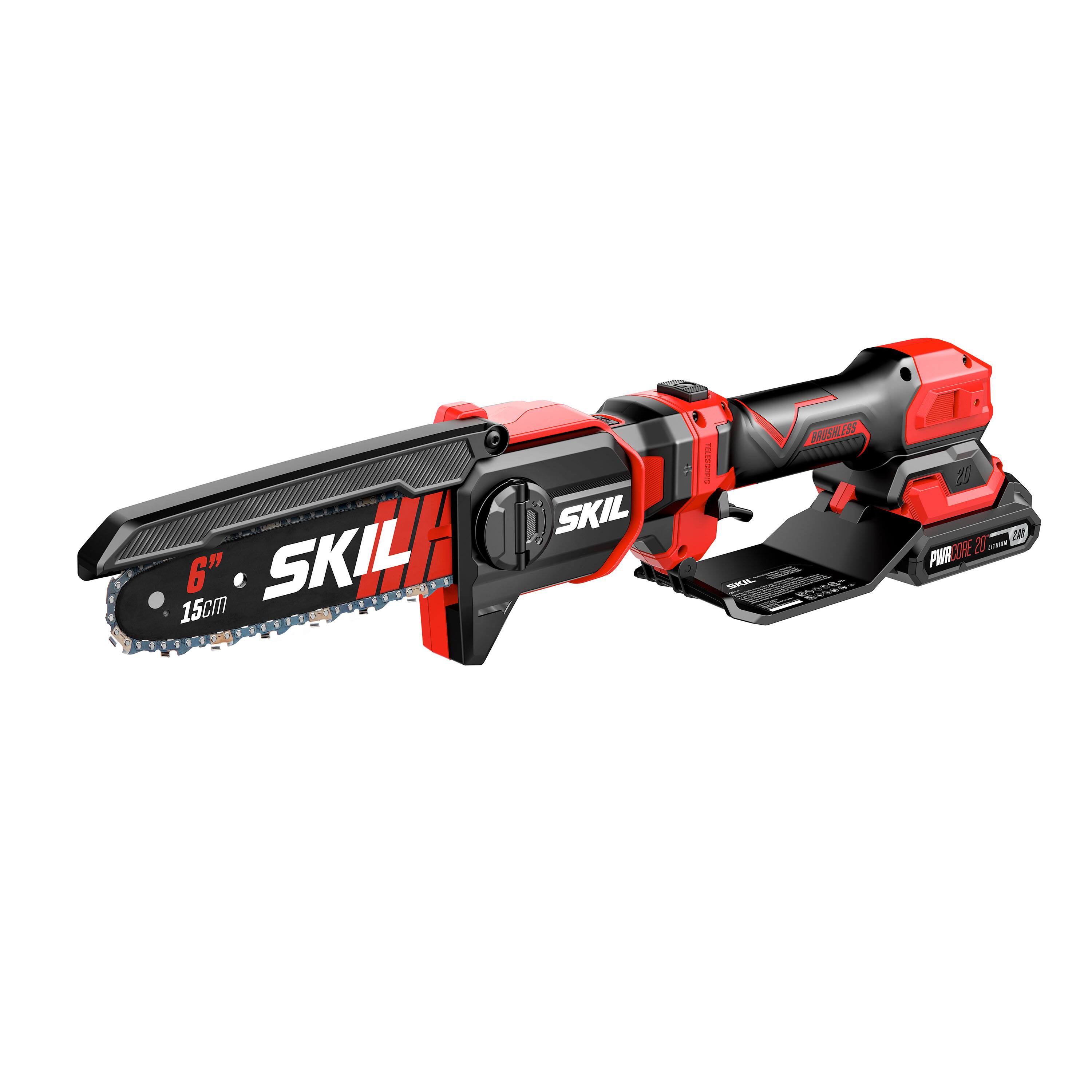 Skil 20V 6" Pruning Saw Telescopic with 2.0Ah red/black PR0601B-11 ...