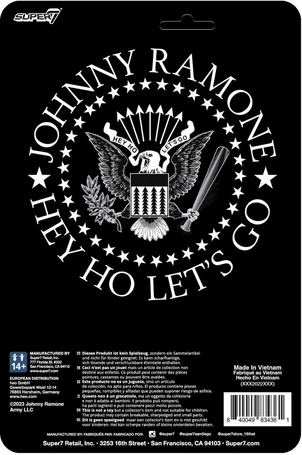 The Ramones SUPER7 ReAction Figure Johnny Ramone Multicolor ...