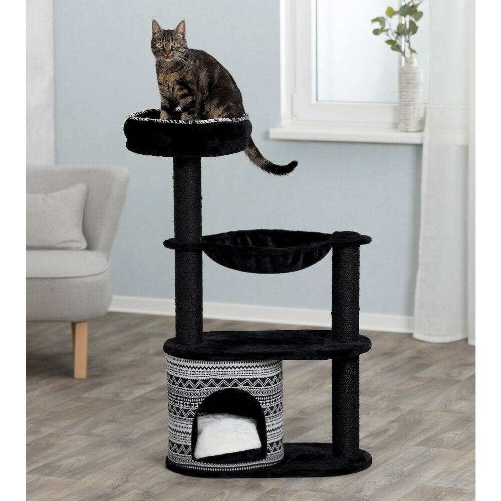 TRIXIE Giada Plush & Sisal 4 Level 44" Cat Tree with Scratching Posts ...