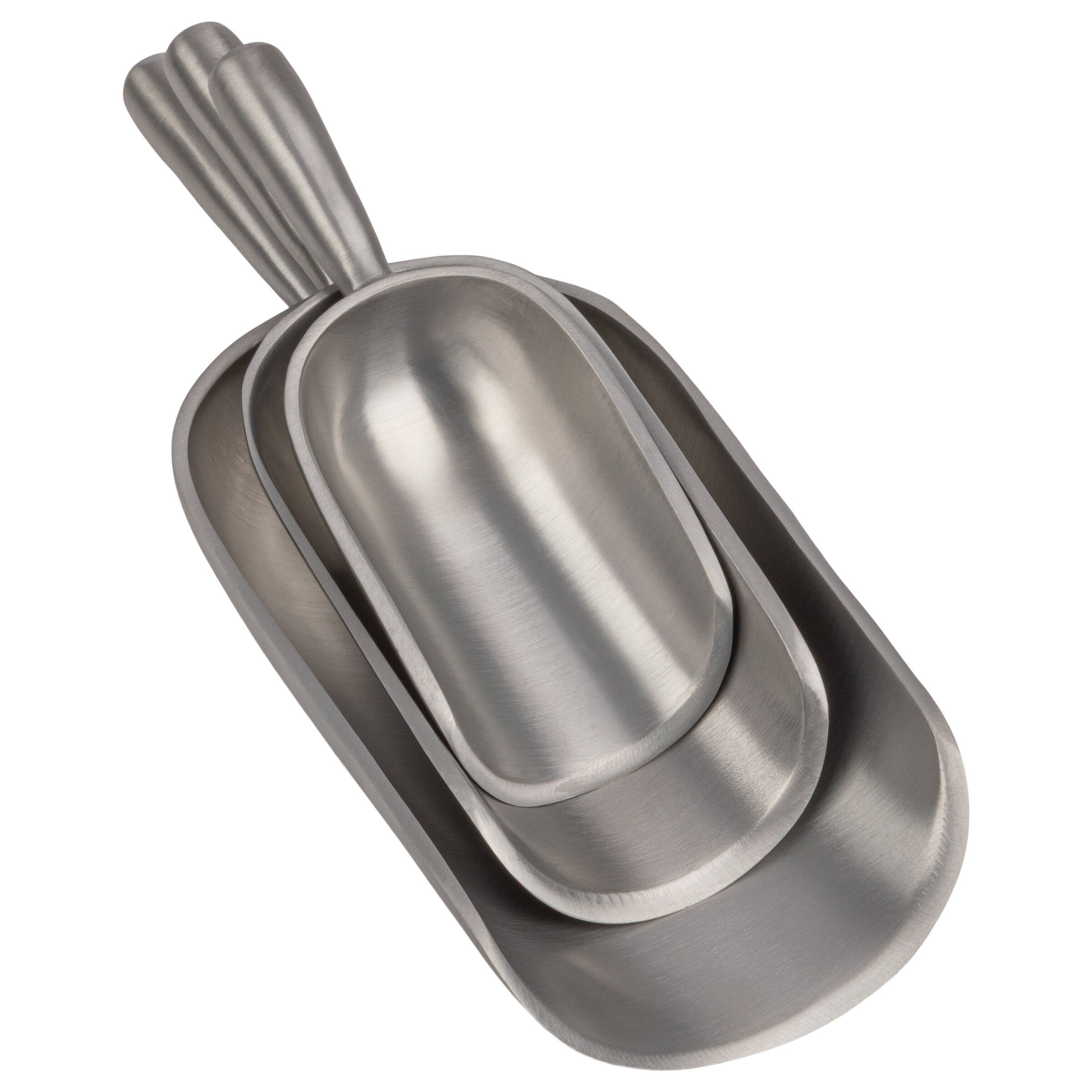 Kings County Tools 3 Piece Metal Ice Scoop Set Silver GW56A02-09 - Best Buy