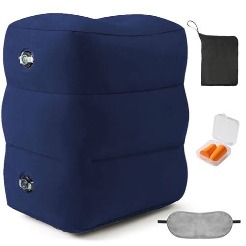 Pacoar Cade Inflatable Foot Rest Pillow For Travel Adjustable Height ...