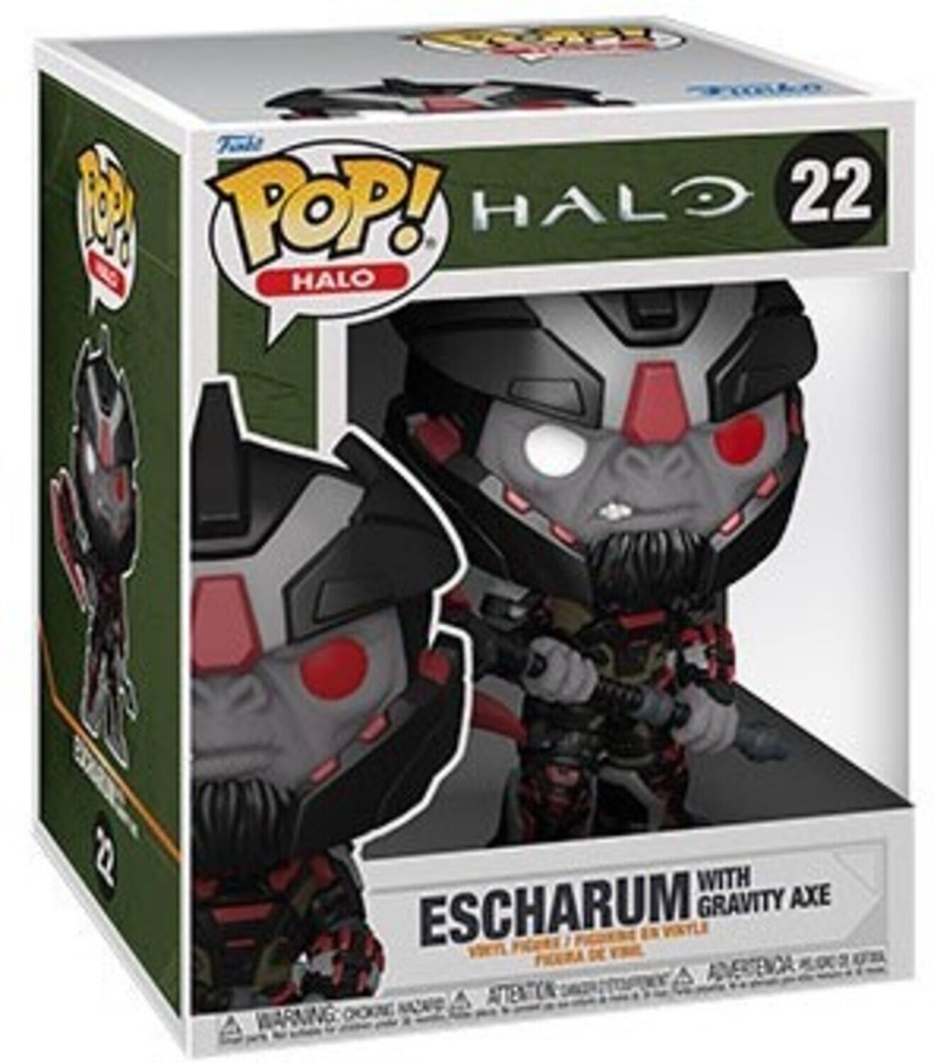Funko POP! SUPER: Halo Infinite Escharum with Axe Multicolor ...