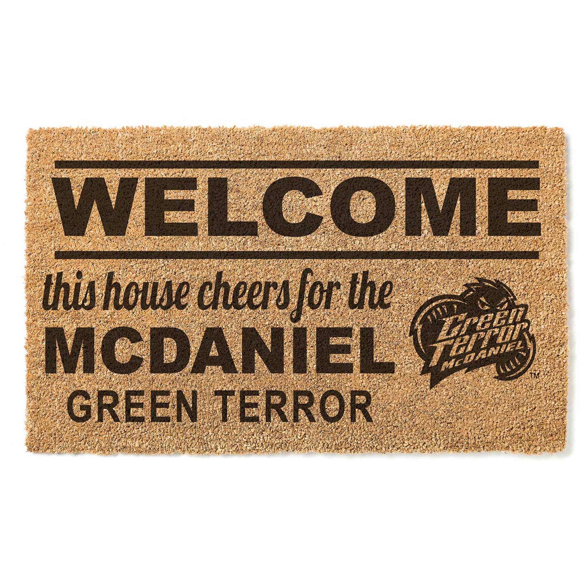 Jardine McDaniel Green Terror 18" x 30" Welcome Doormat Brown 5186303 ...