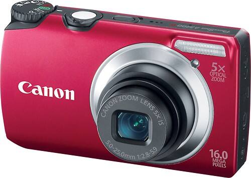 Best Buy: Canon PowerShot 16 Megapixel Compact Camera Red A3300 IS