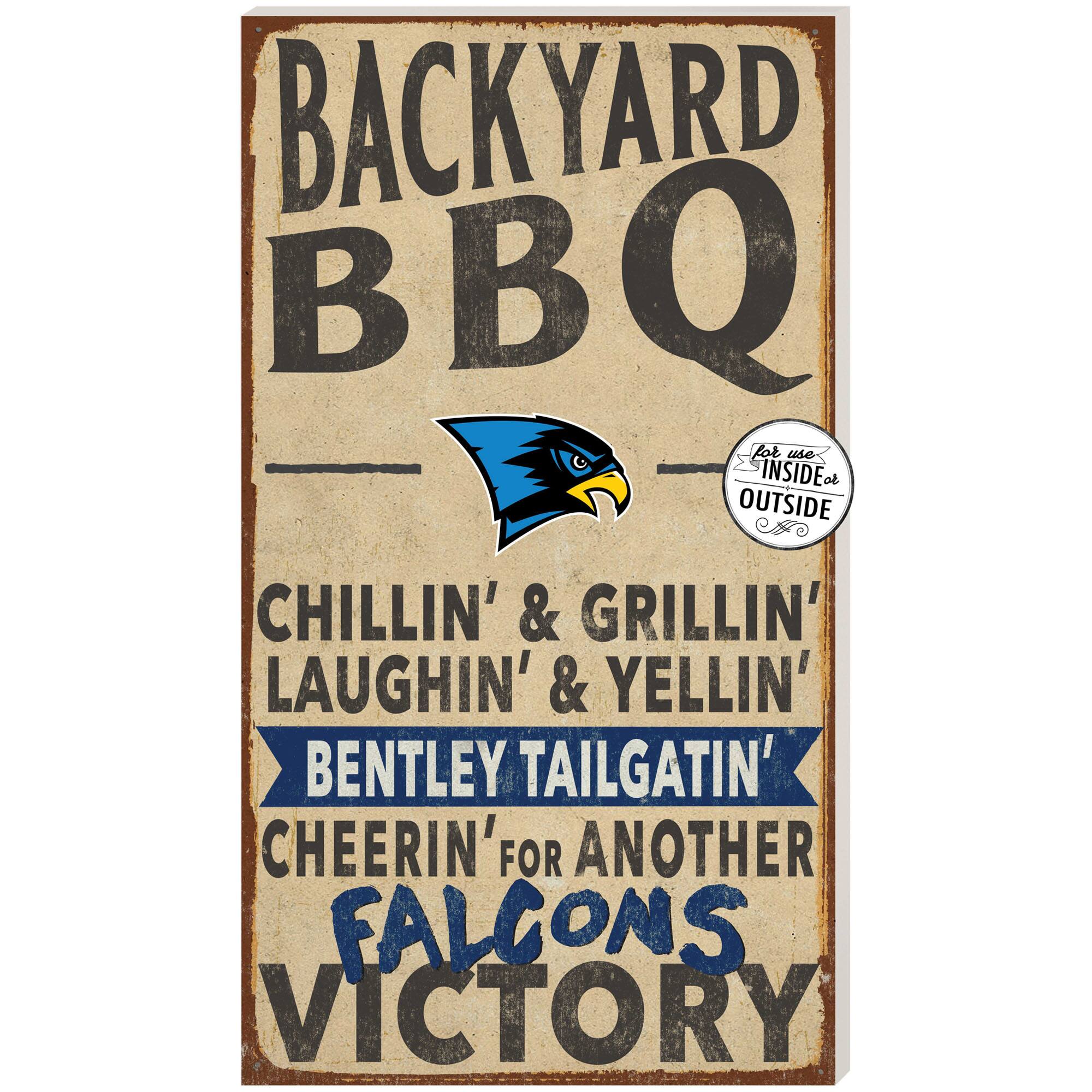 Jardine Bentley Falcons 11" x 20" Indoor/Outdoor BBQ Sign Brown 5184432 ...