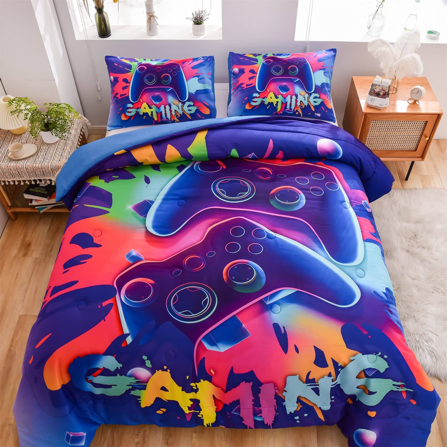 NICHOLAS KLEIN - Gamer Gaming Bedding Sets 3d Gamepad Comforter For ...