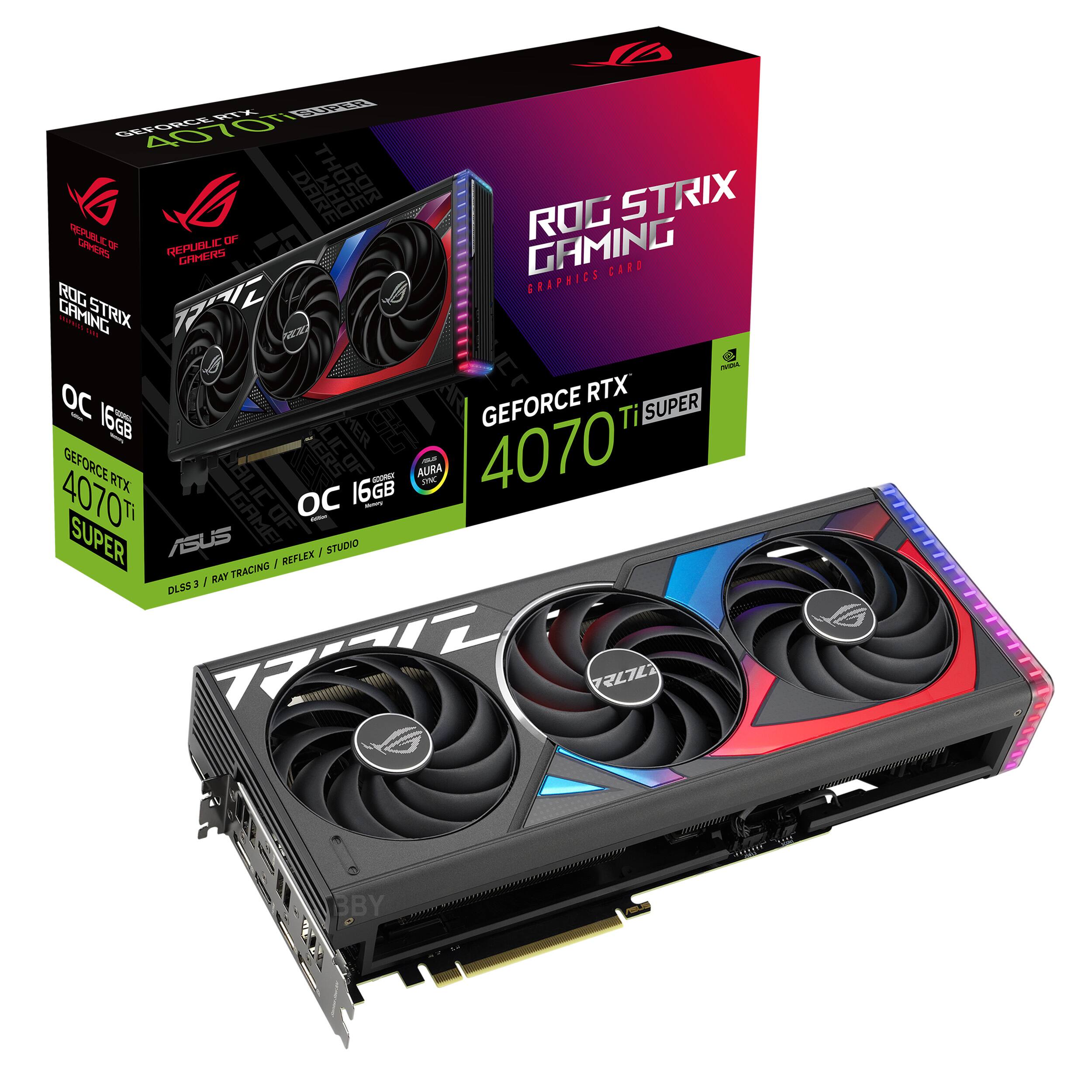 Customer Reviews: ASUS ROG Strix NVIDIA GeForce RTX 4070 Ti SUPER Overclock 16GB GDDR6X PCI ...
