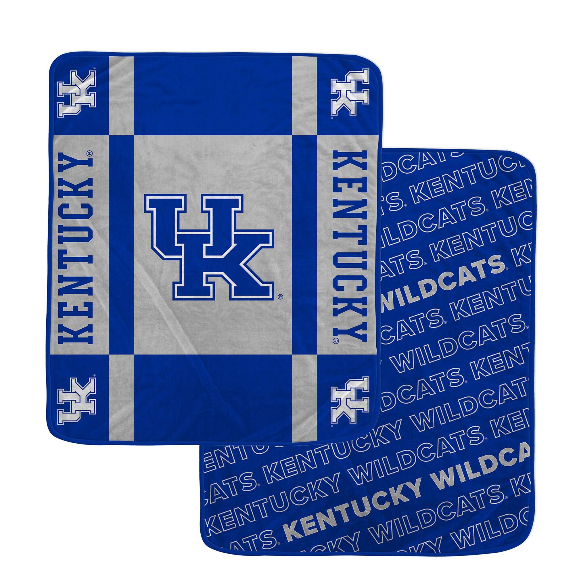 Pegasus Kentucky Wildcats 60" x 70" Reverse Block Wordmark Double Sided ...