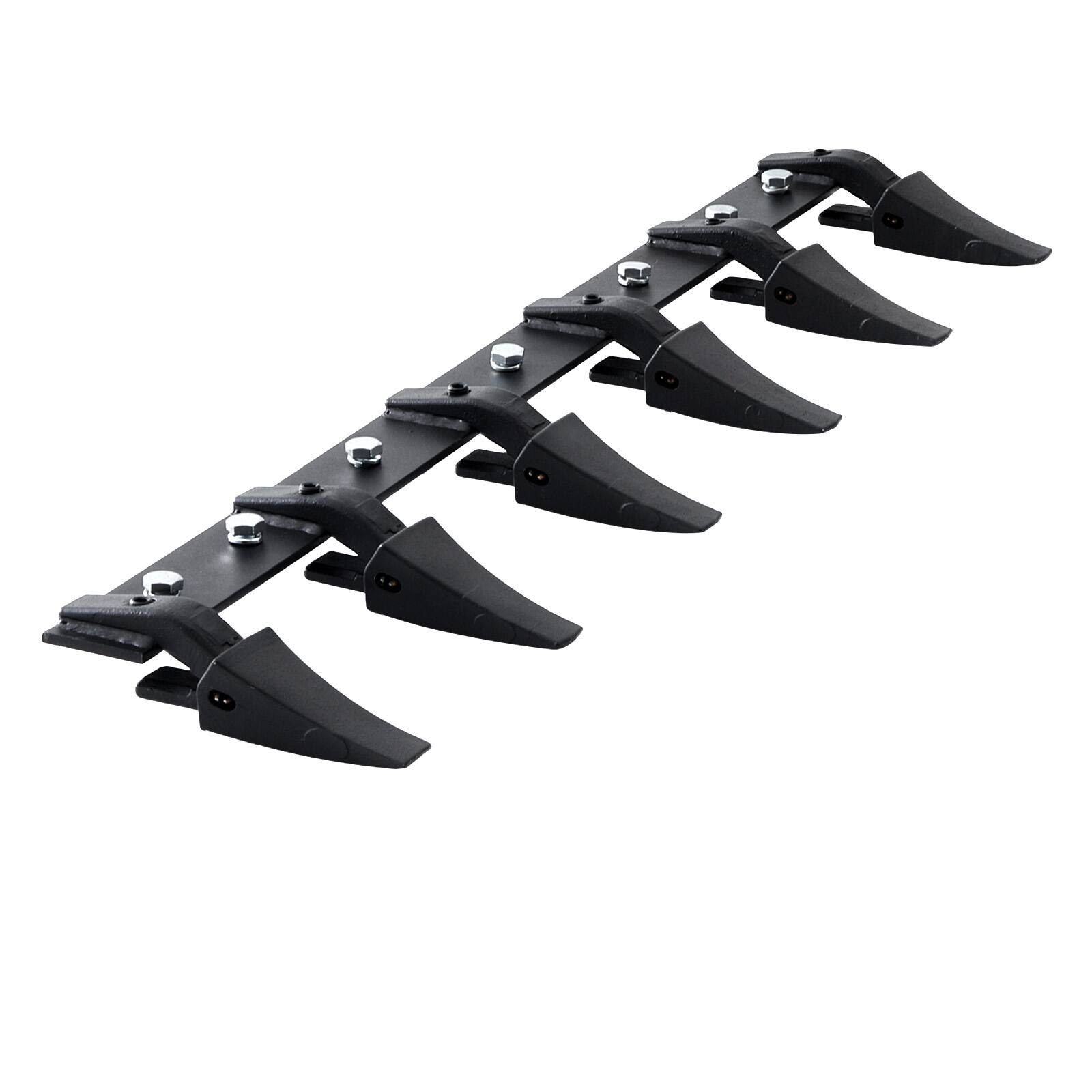 VEVOR Bucket Tooth Bar,48'', Heavy Duty Tractor Bucket 6 Teeth Bar for ...