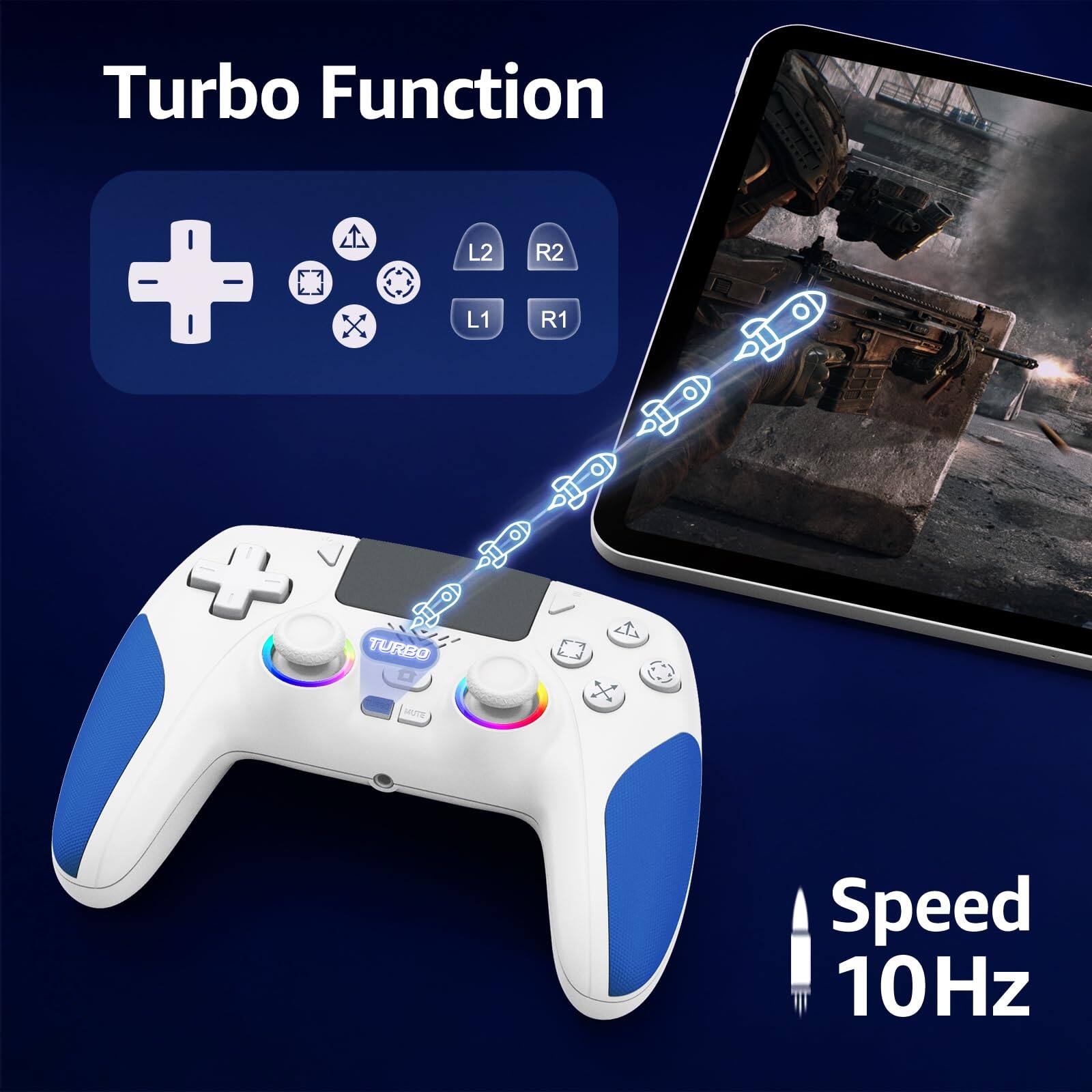 Dazzling Pops controller for ps pc hall effect joysticks triggers ...