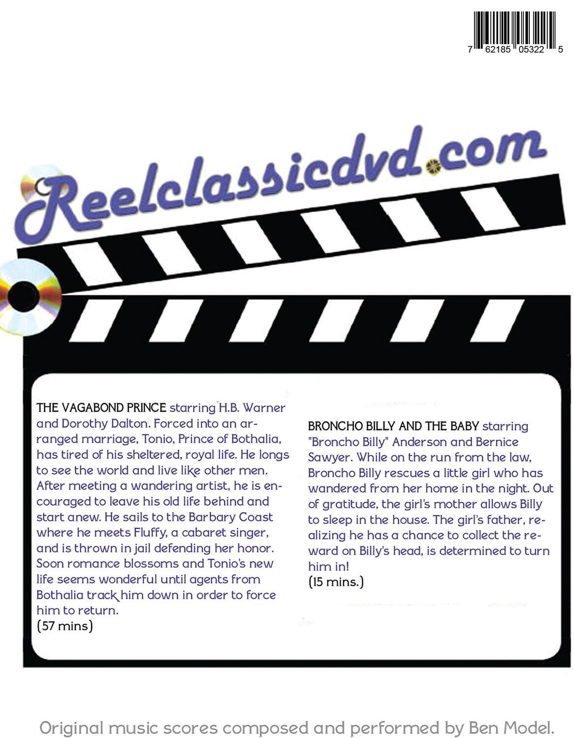 The Vagabond Prince / Broncho Billy and the Baby DVD - Best Buy