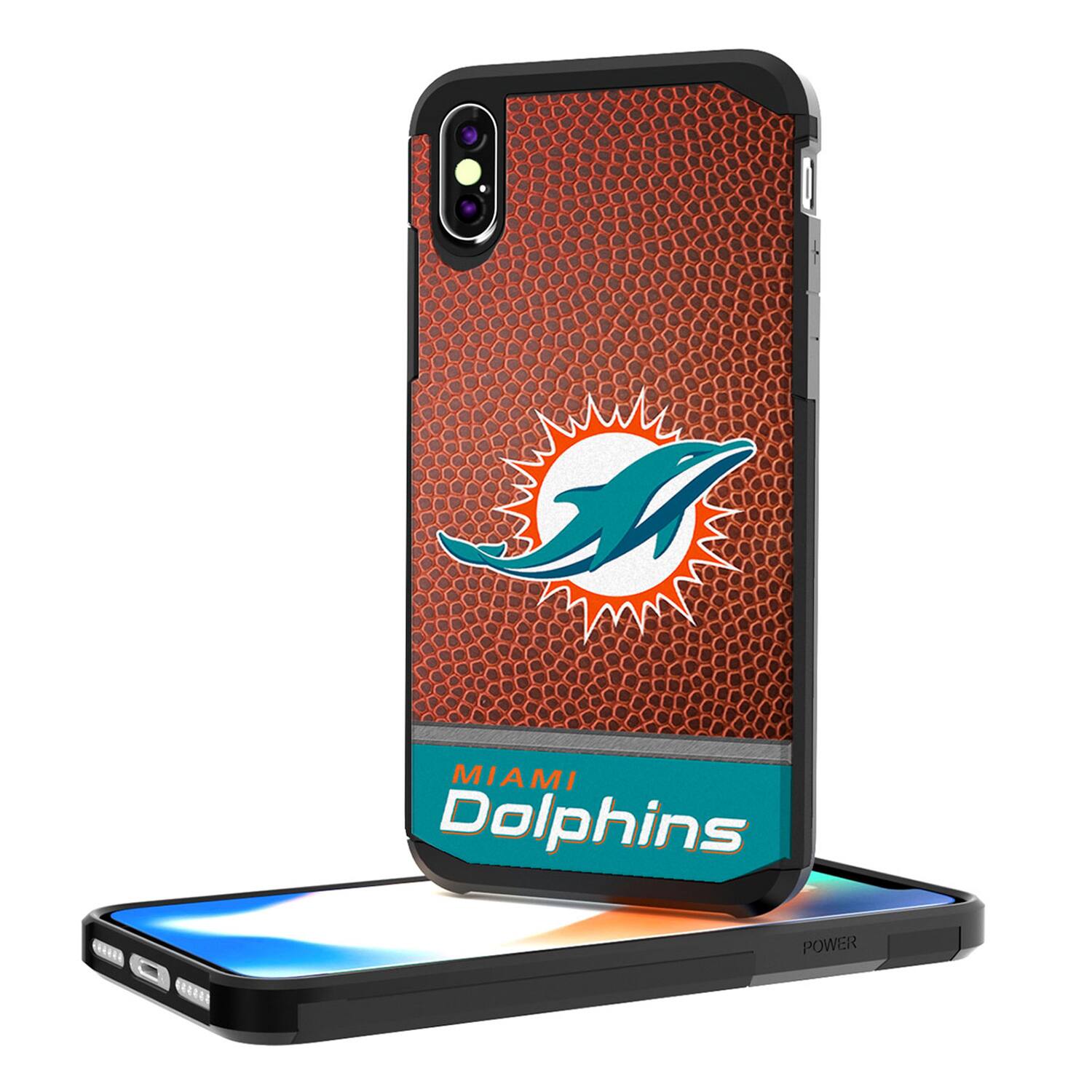 Keyscaper NFL Miami Dolphins iPhone Rugged Wordmark Design Case 14 Pro ...