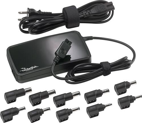 Rocketfish™ Slimline Laptop AC Power Adapter with USB Multi RF-BSLAC ...
