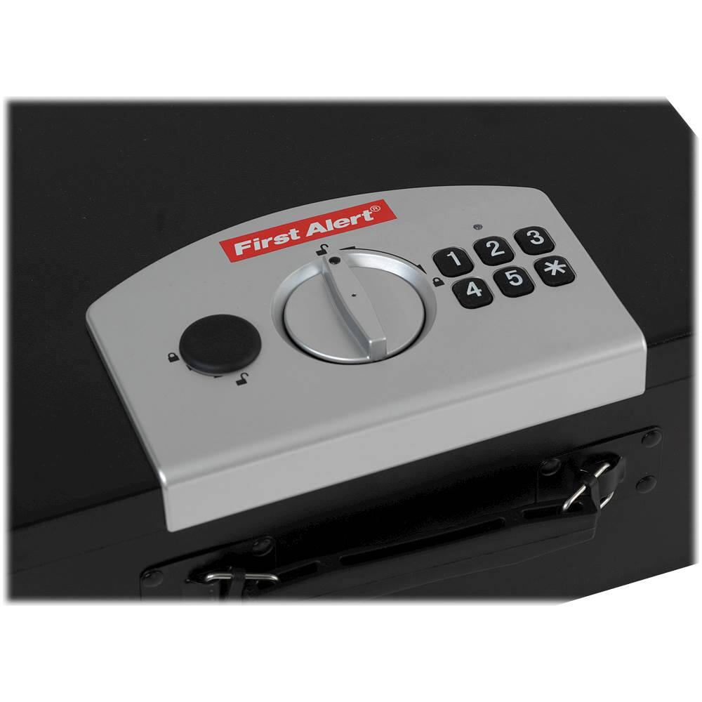 Best Buy: First Alert® Digital Security Box with Electronic Lock Black ...