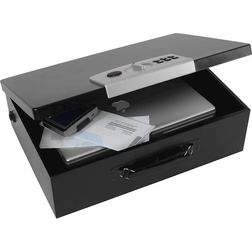 Best Buy: First Alert® Digital Security Box with Electronic Lock Black ...