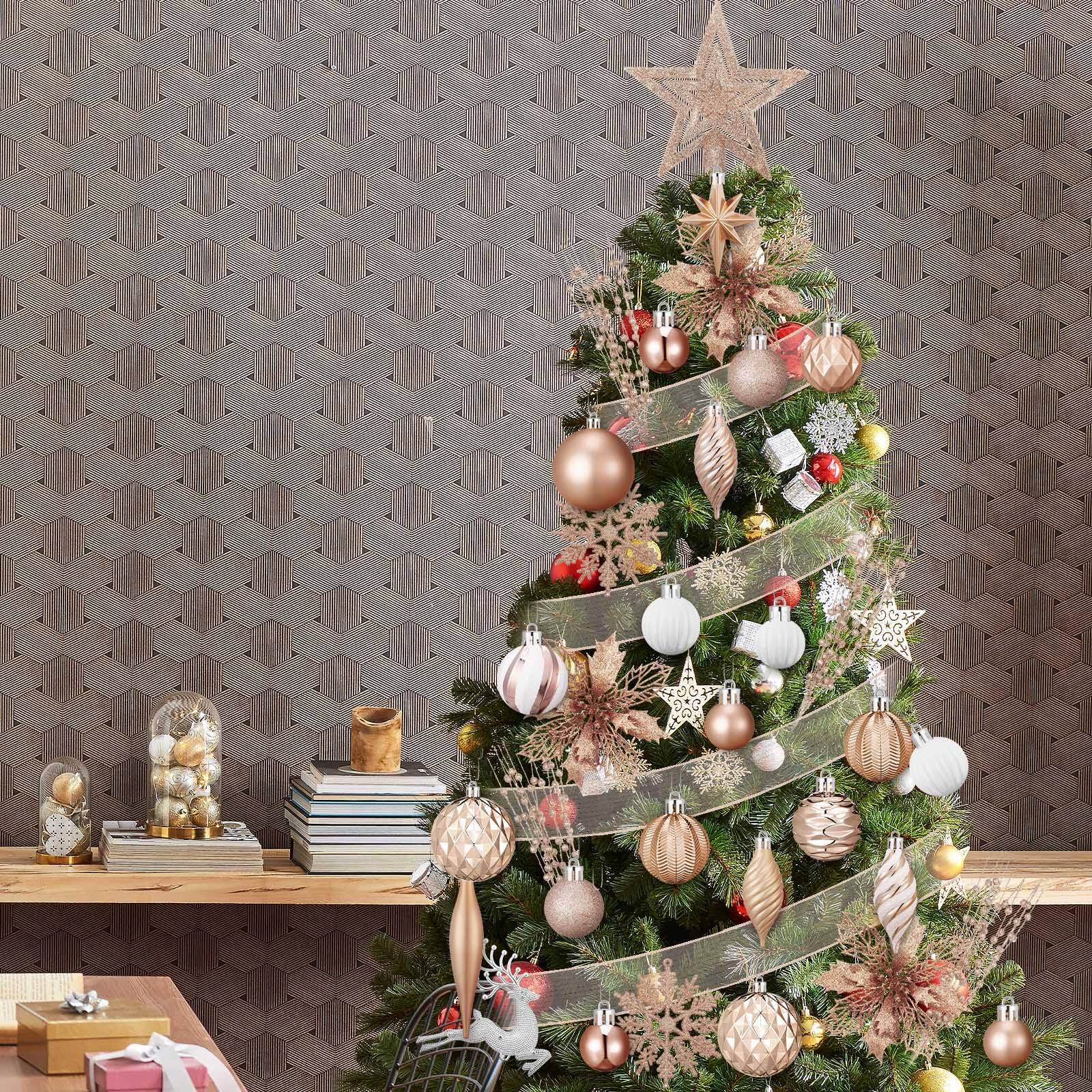 PARKER SLATER 118 Christmas Tree Ornaments Set Including Balls Hanging ...