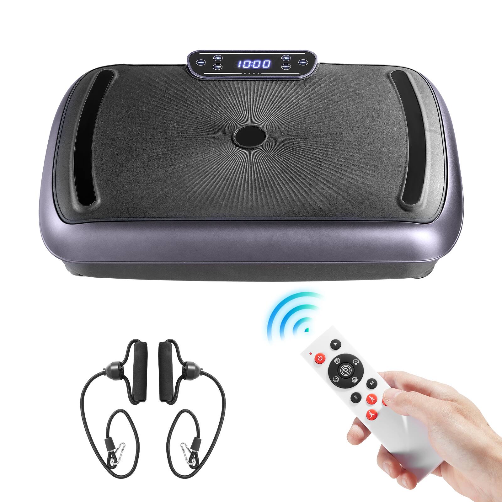 VEVOR Vibration Plate Exercise Machine, Full Body Vibrating Platform ...