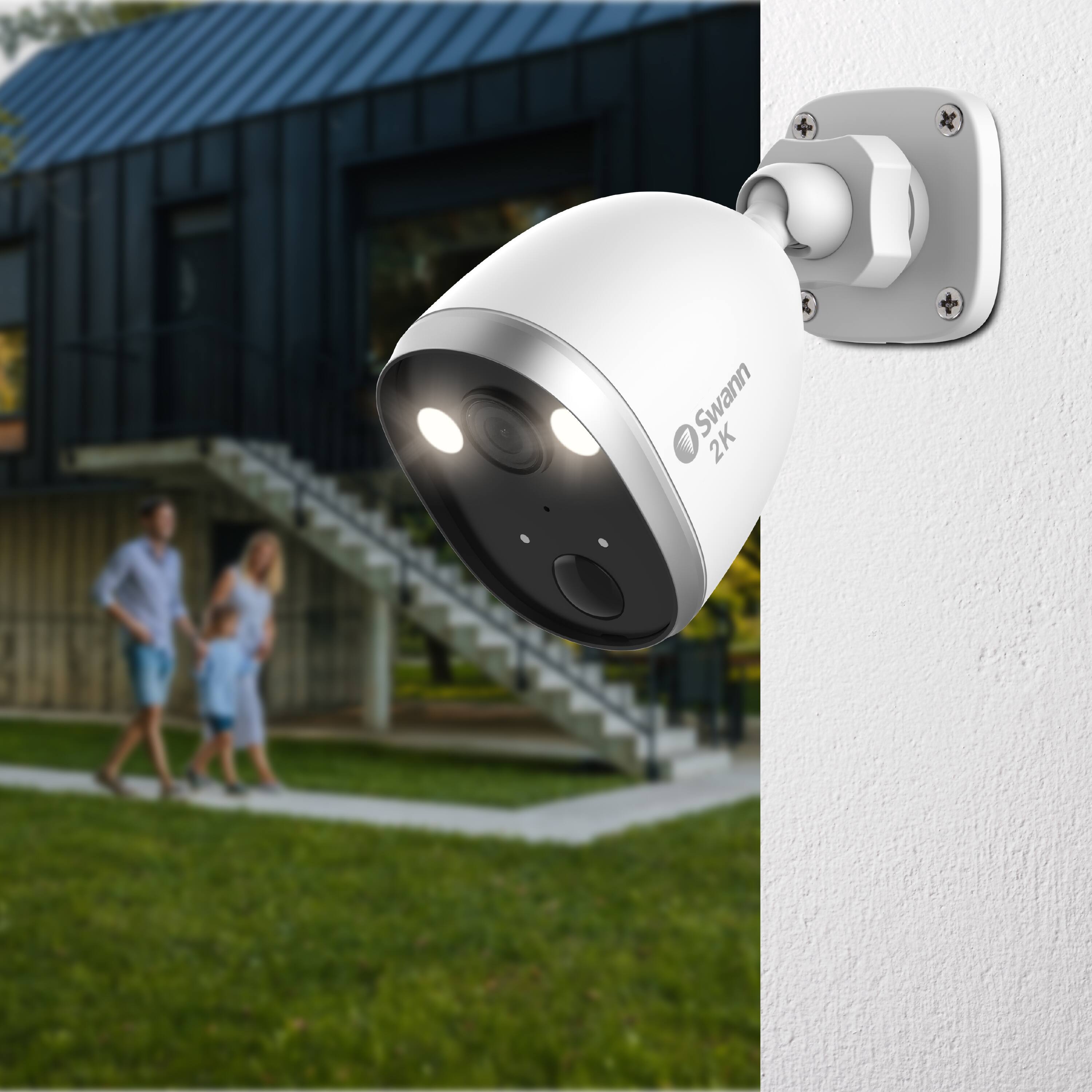 Questions and Answers: Swann Outdoor Wired 2K Security Camera Black ...