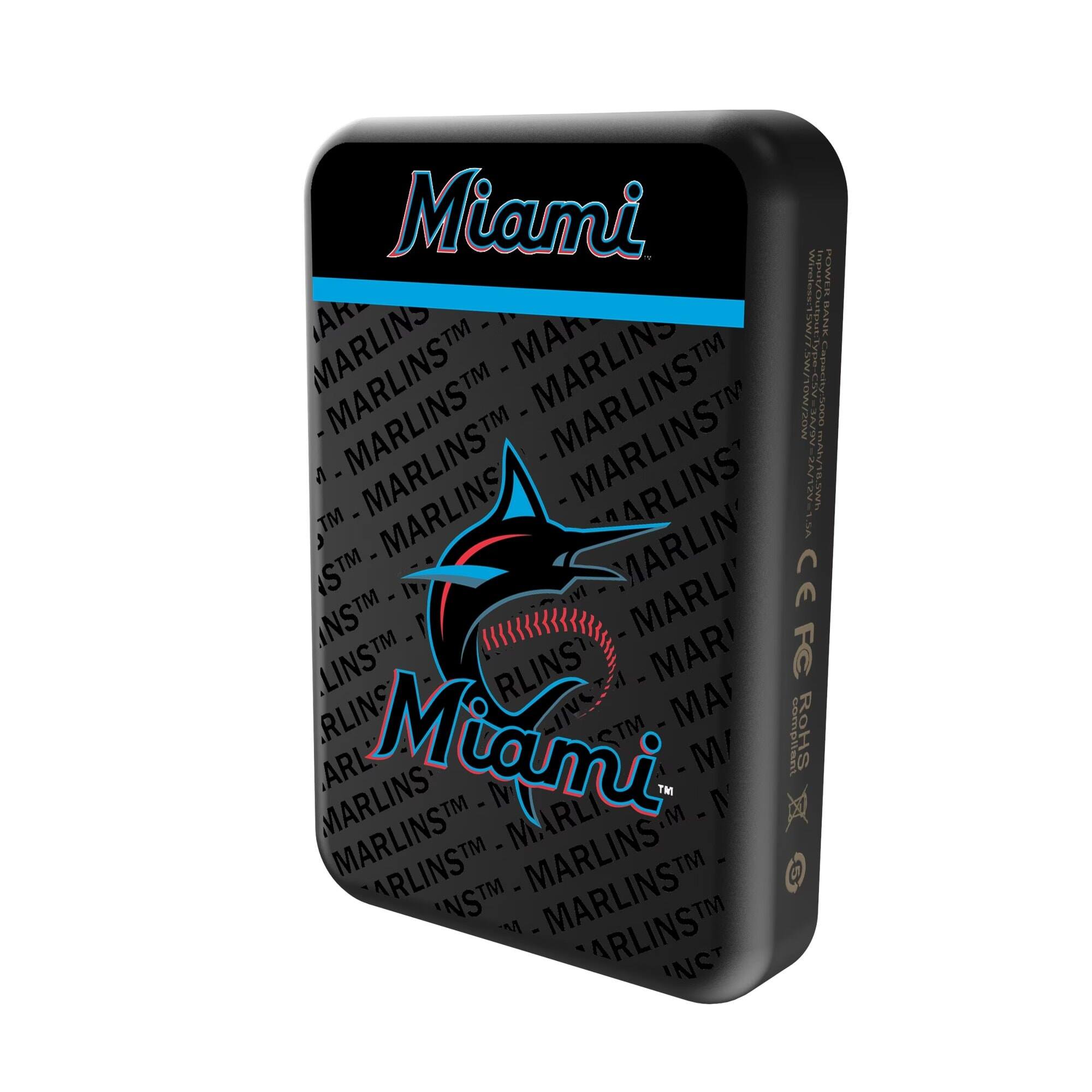 Keyscaper Miami Marlins Endzone Plus Wireless Power Bank Multicolor ...
