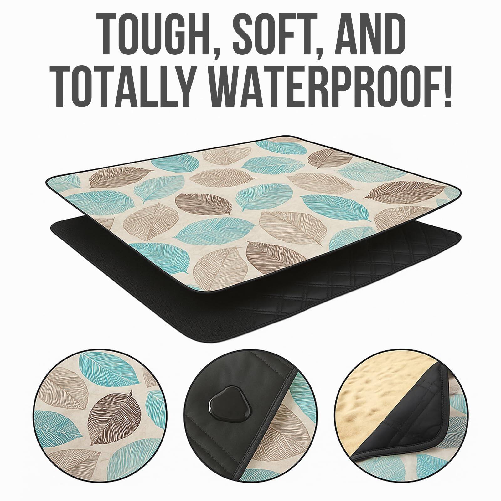 Reds Spade Picnic Blanket Waterproof Foldable 2 in 1 Mat And Bag Large ...