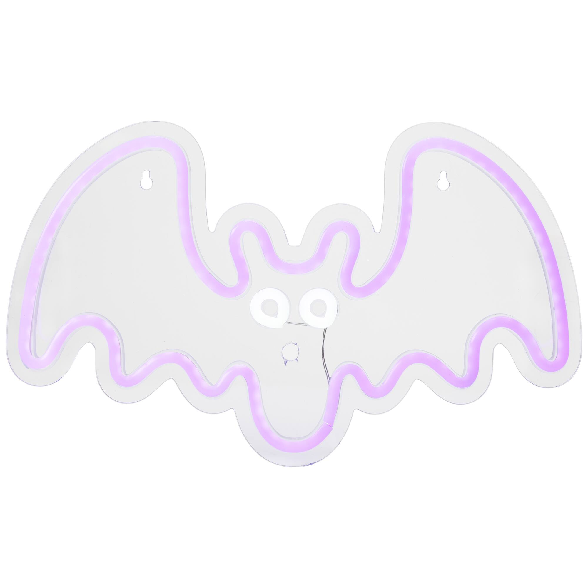 Northlight LED Neon Lighted Halloween Bat Wall or Window Decoration 15 ...