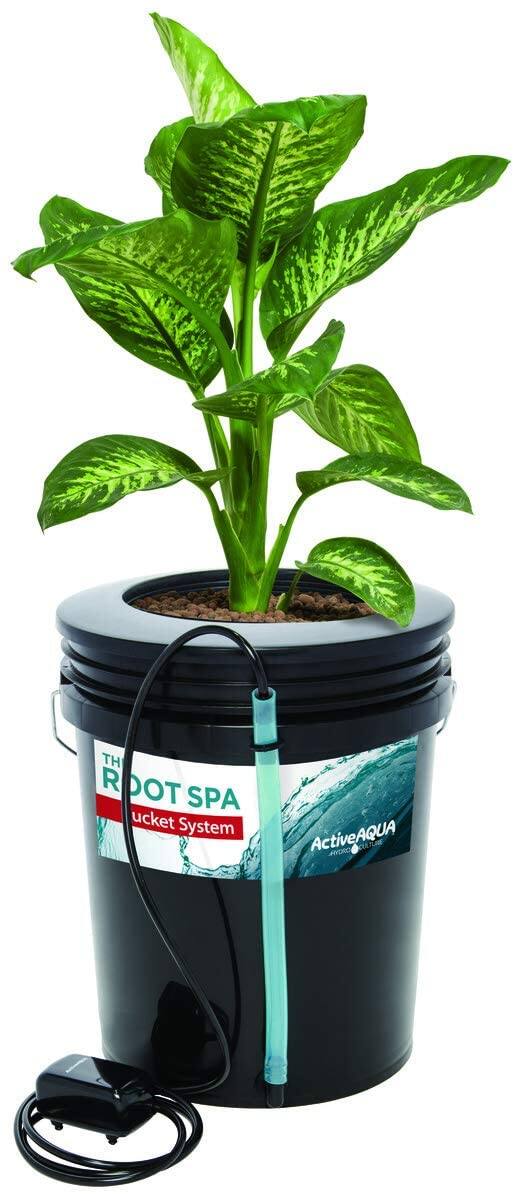 Active Aqua RS5GALSYS Root Spa 5 Gal Hydroponic Bucket Deep Water ...