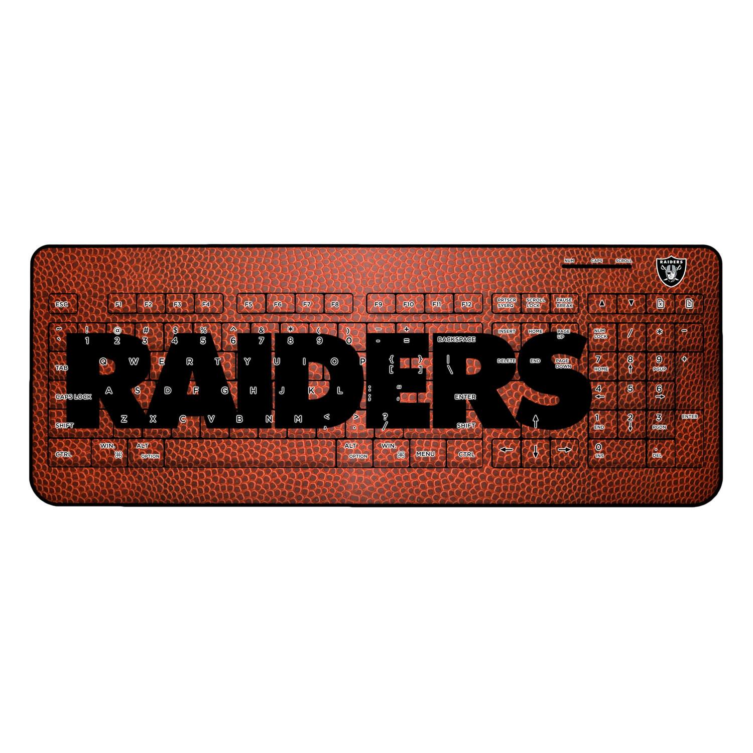 Keyscaper Las Vegas Raiders Football Design Wireless Keyboard ...