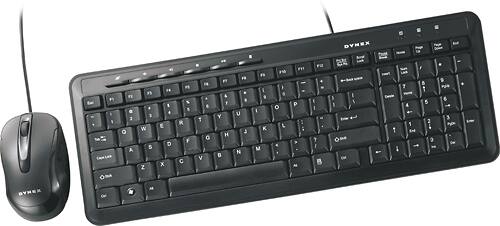 Best Buy: Dynex™ Wired Keyboard and Mouse Multi DX-WDCMBO3