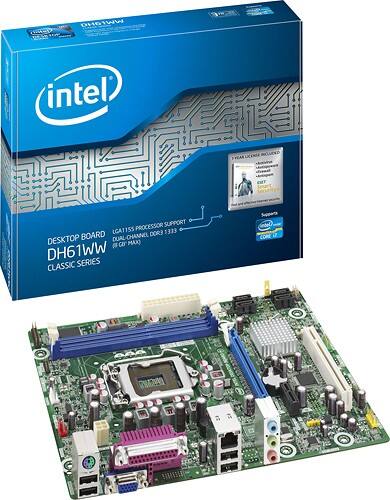 Best Buy: Intel® Micro ATX Motherboard 1333MHz (Socket 1155) BOXDH61WWB3