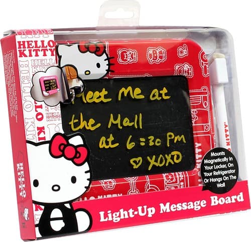 Best Buy: Hello Kitty Light-Up Message Board Red 81209-HK