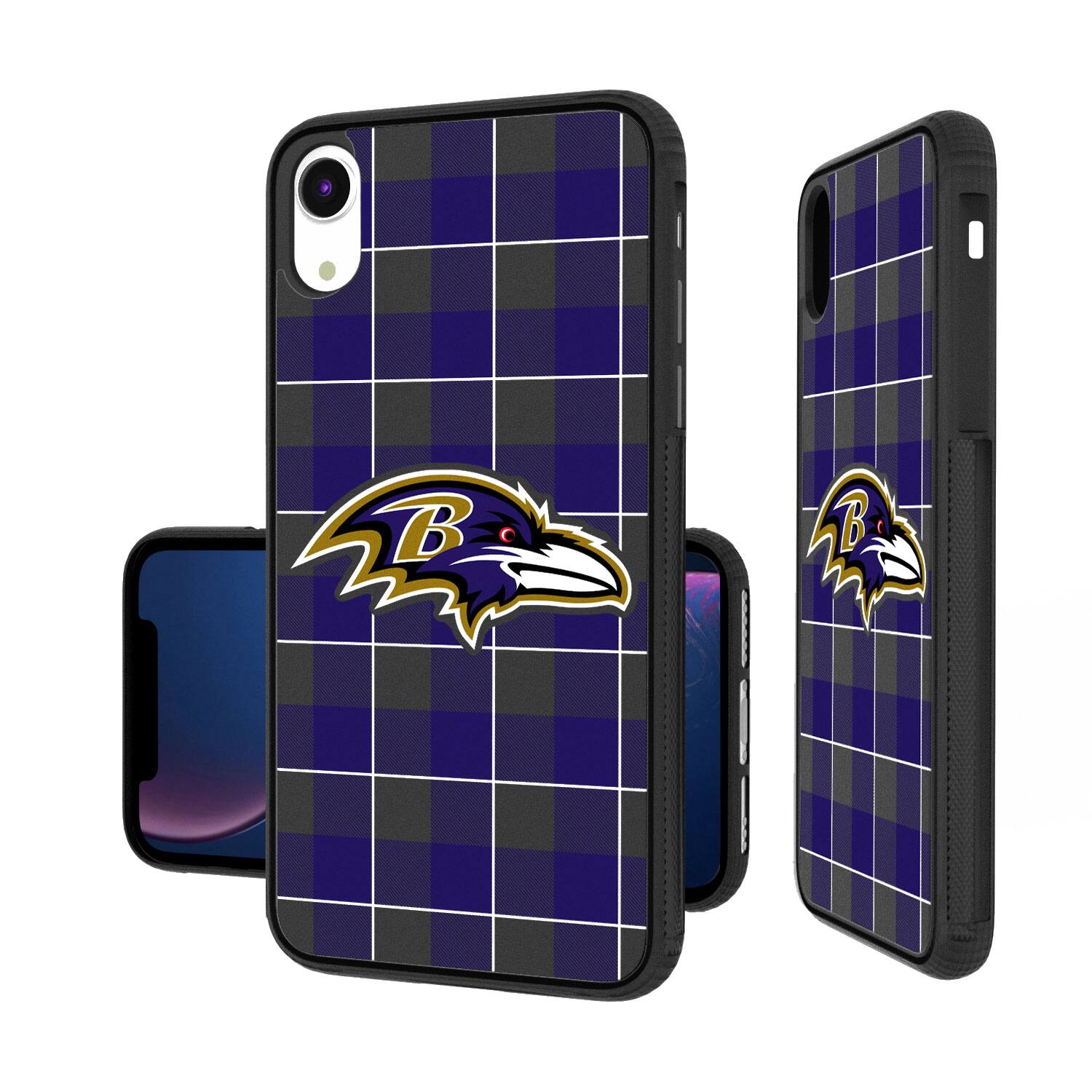 Keyscaper NFL Baltimore Ravens iPhone Plaid Design Bump Case 13 ...