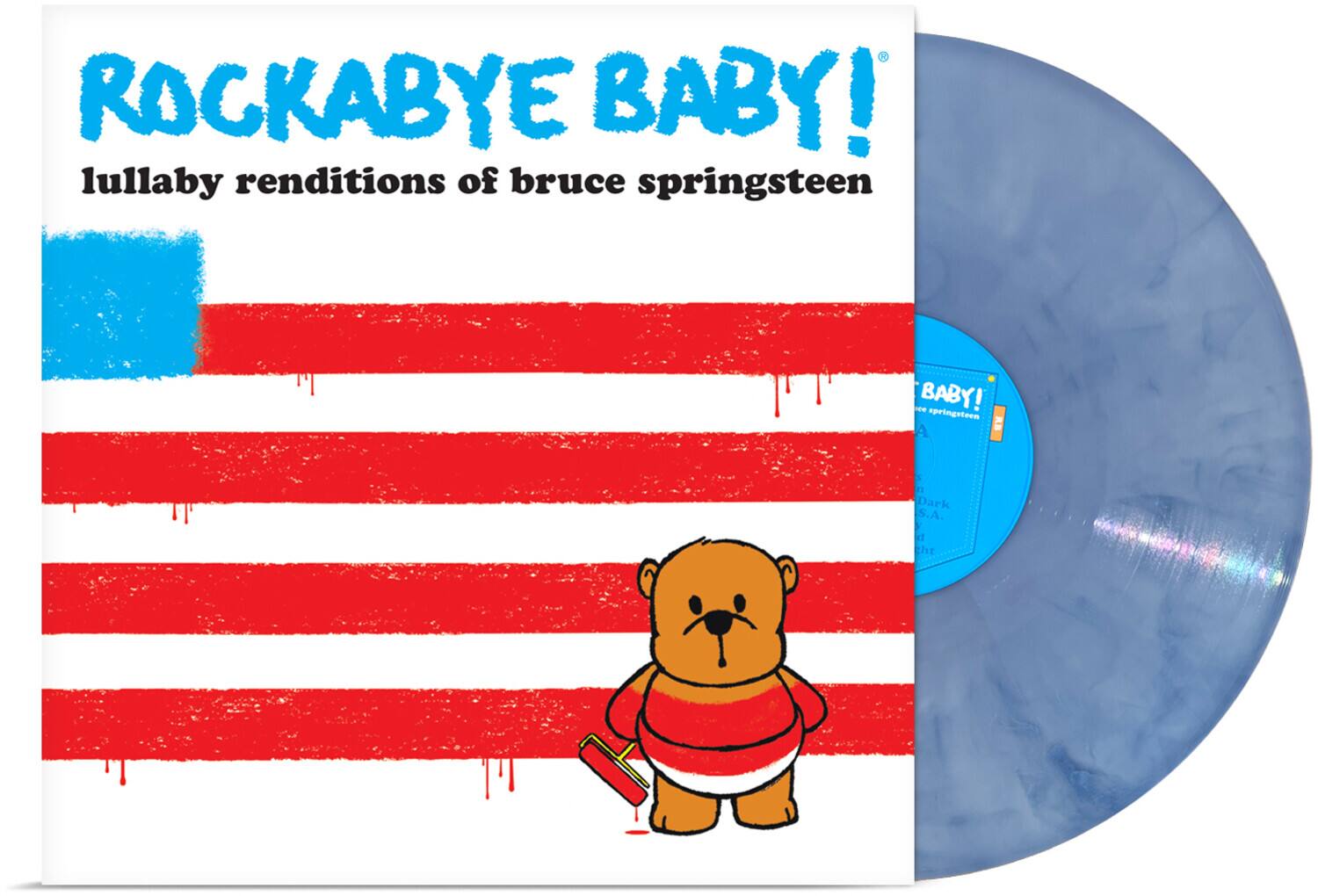 Rockabye Baby! Lullaby Renditions Of Bruce Springsteen Blue VINYL LP ...
