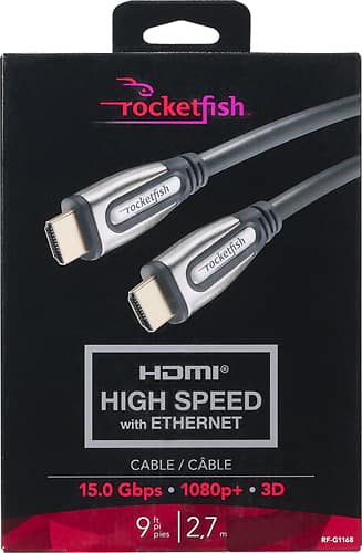 Best Buy: Rocketfish™ 9' In-Wall HDMI Cable Multi RF-G1168