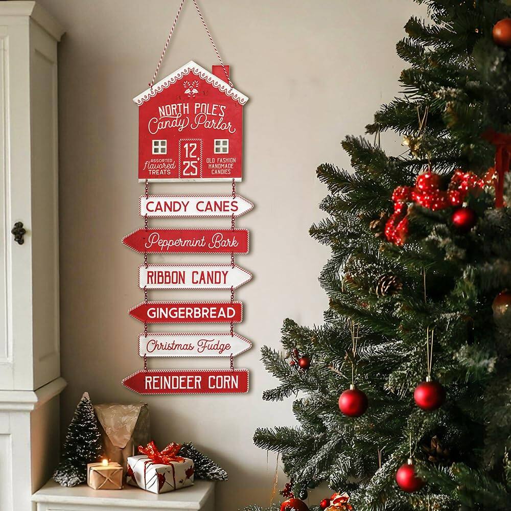 Paradigms Interiors Vintage Christmas Wall Decor Gingerbread House ...