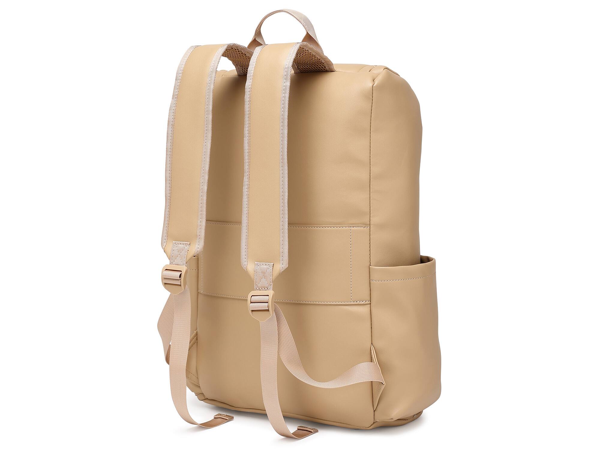 Elle Roamer 22L Vegan Leather Backpack Nude ELBPRMND-BB - Best Buy