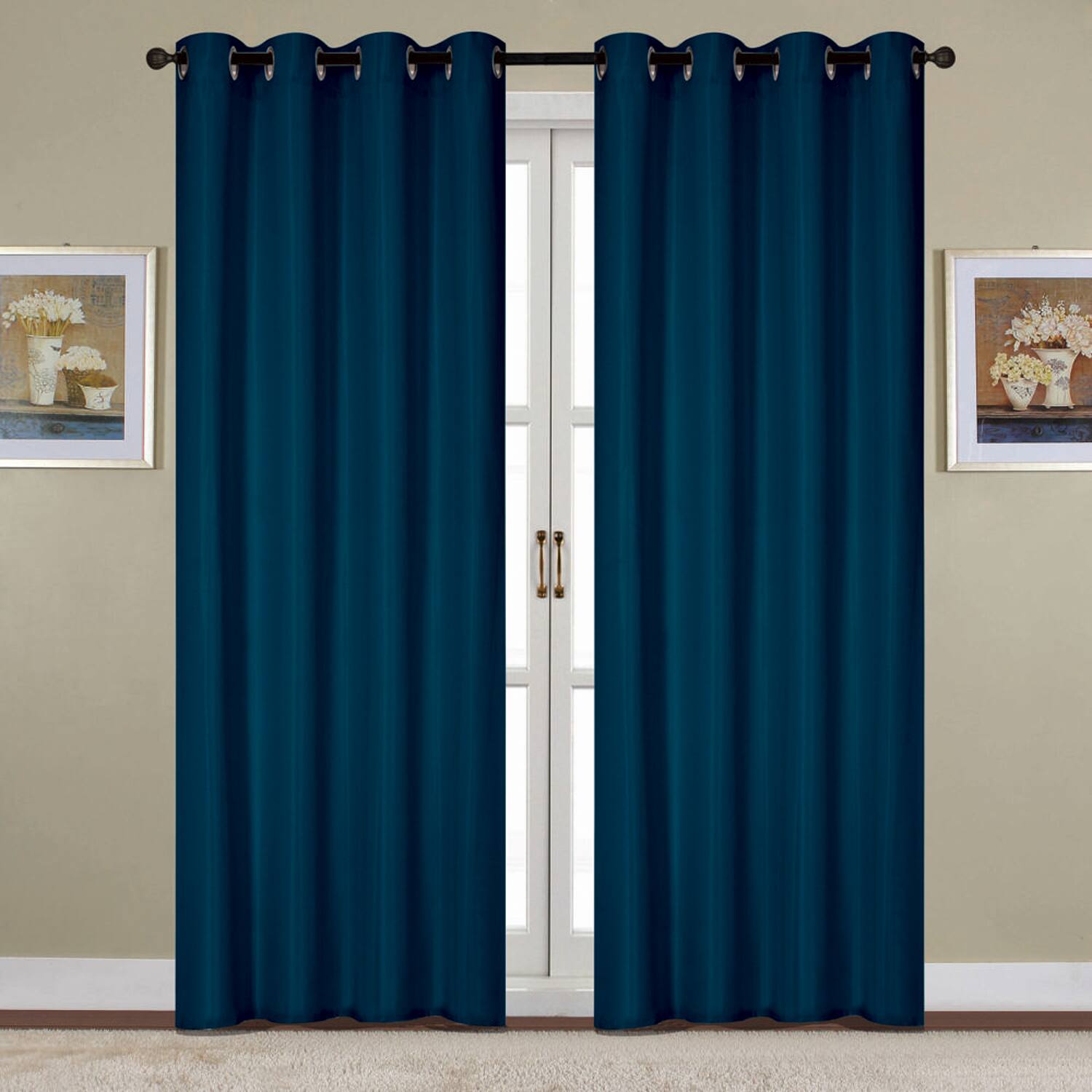 RT Designers Collection Kennedy Elegant Design Grommet Curtain Panel 54 ...