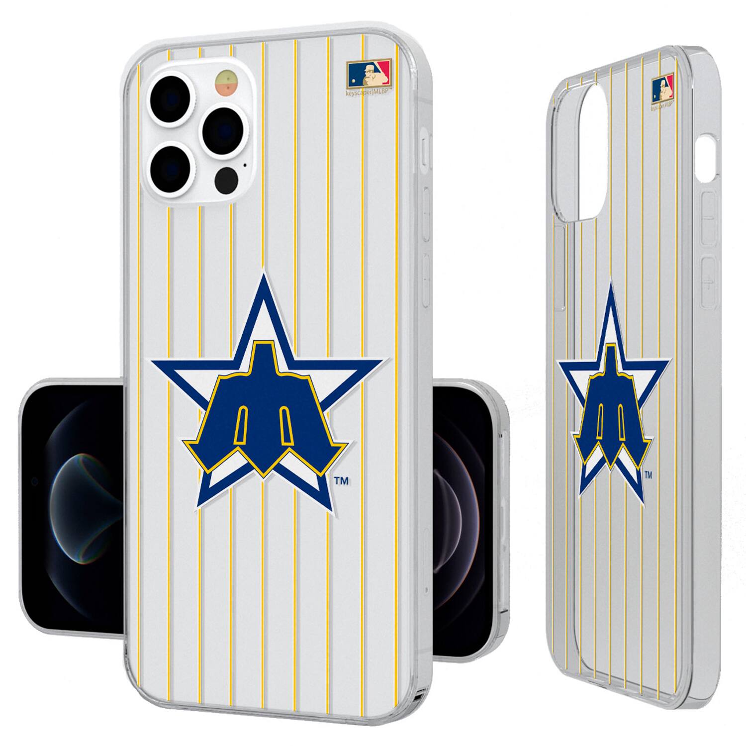 Keyscaper MLB Seattle Mariners Cooperstown Pinstripe iPhone Clear Case ...