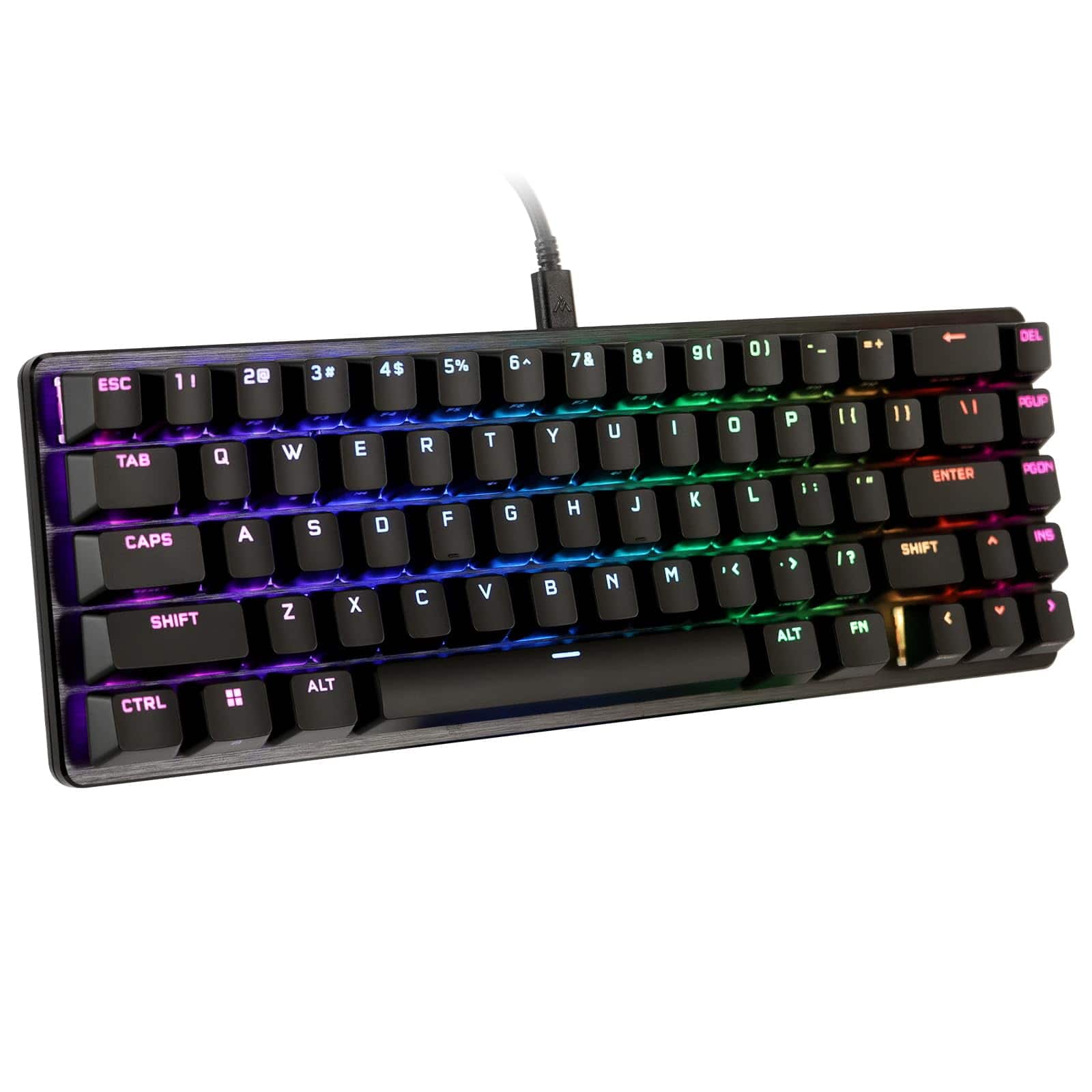 Earthley Blooms - Wired Mechanical Rgb Backlit Ultra-compact 65 Layout ...