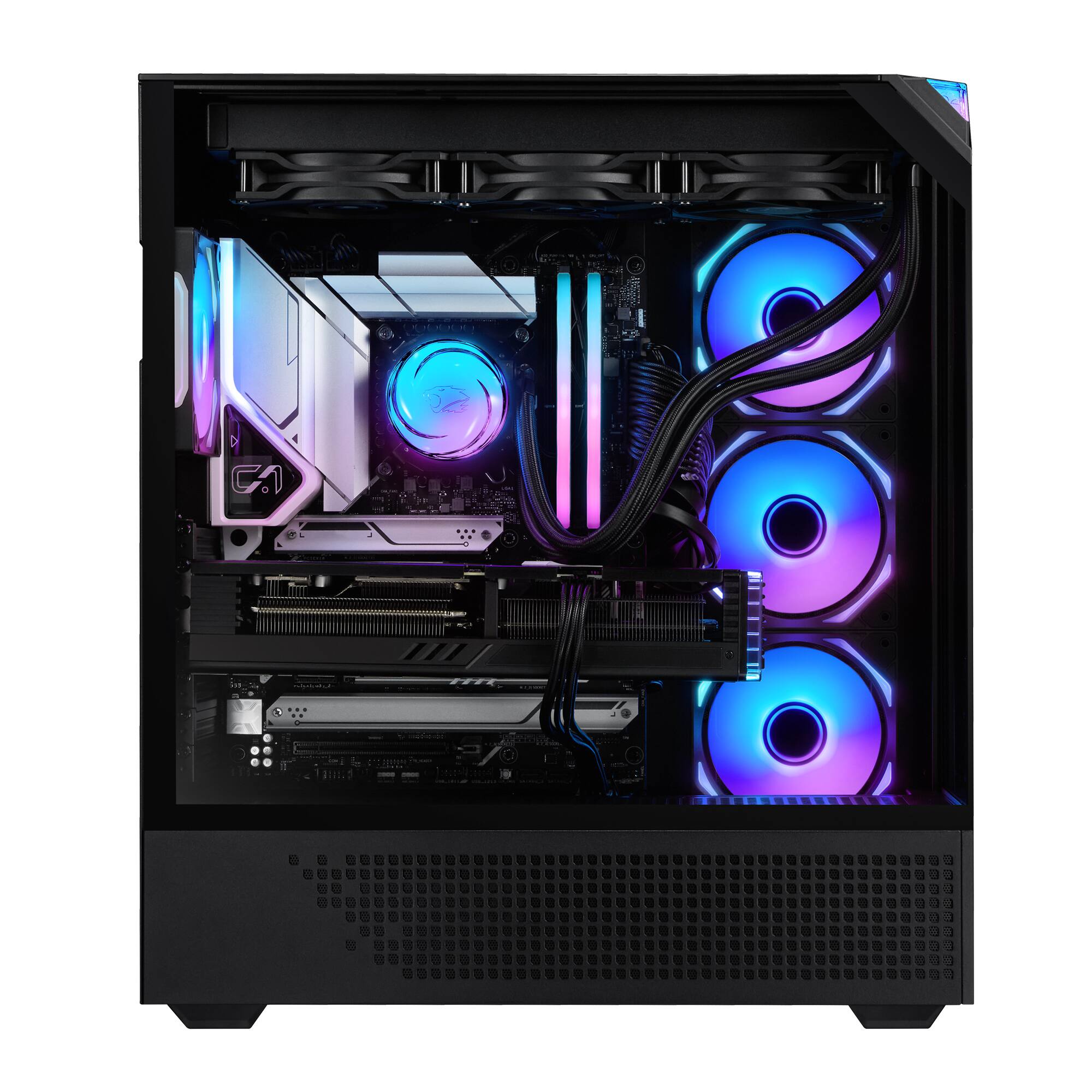 iBUYPOWER Element Pro Gaming Desktop PC AMD Ryzen 7 9800X3D, AMD Radeon ...