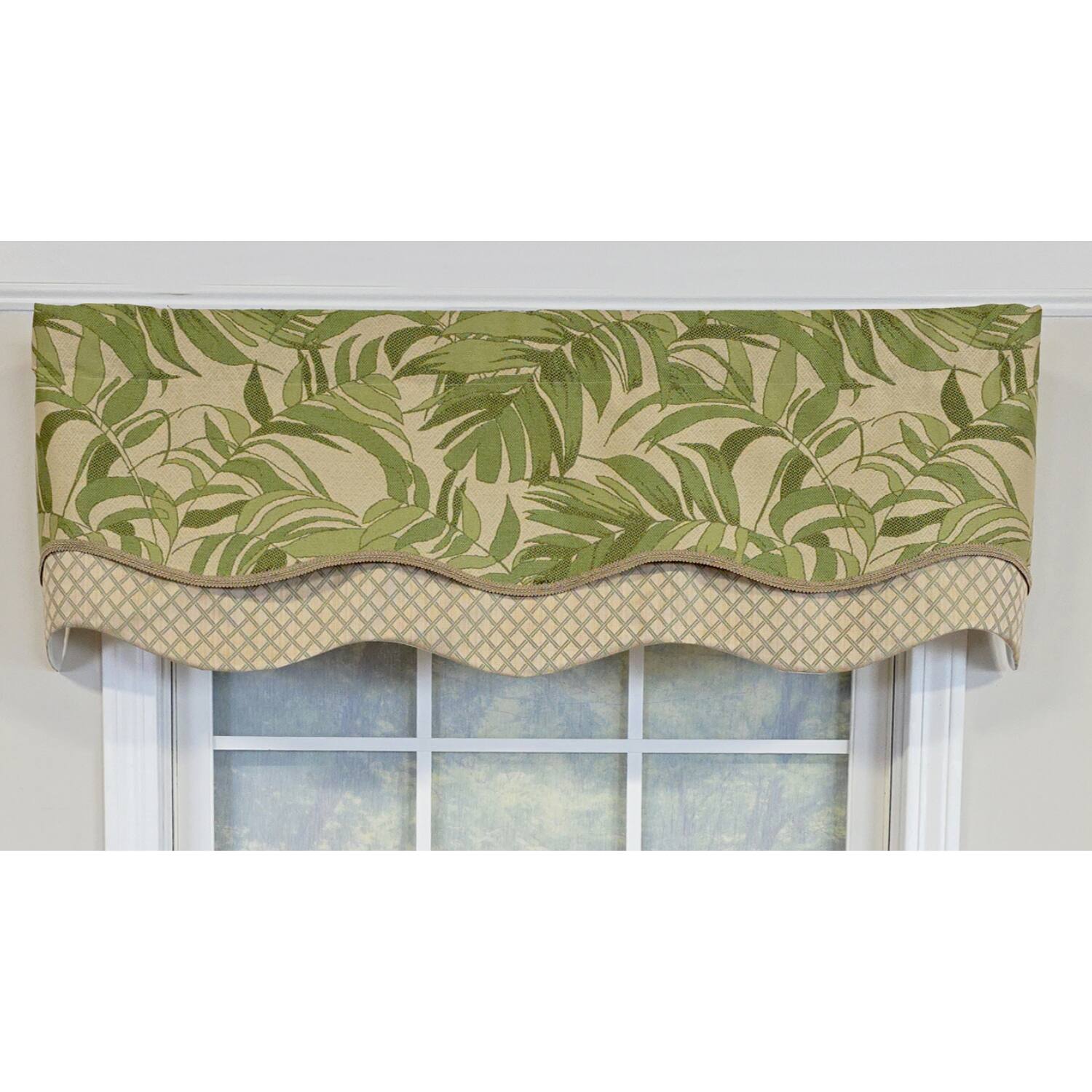 RLF Home 100% Cotton Breeze Glory Fully lined Windows Rod Pocket ...