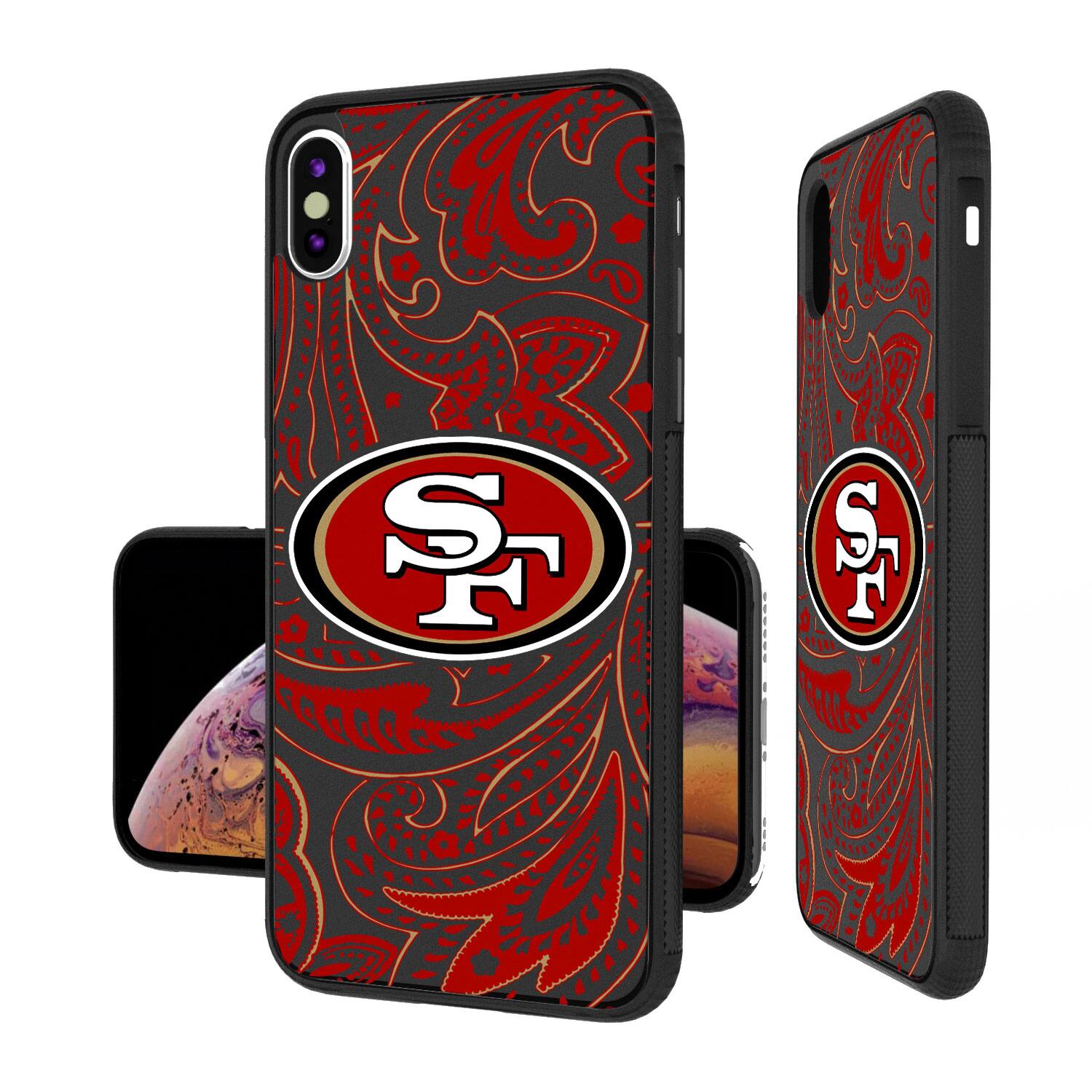 Keyscaper NFL San Francisco 49ers iPhone Paisley Design Bump Case 15 ...